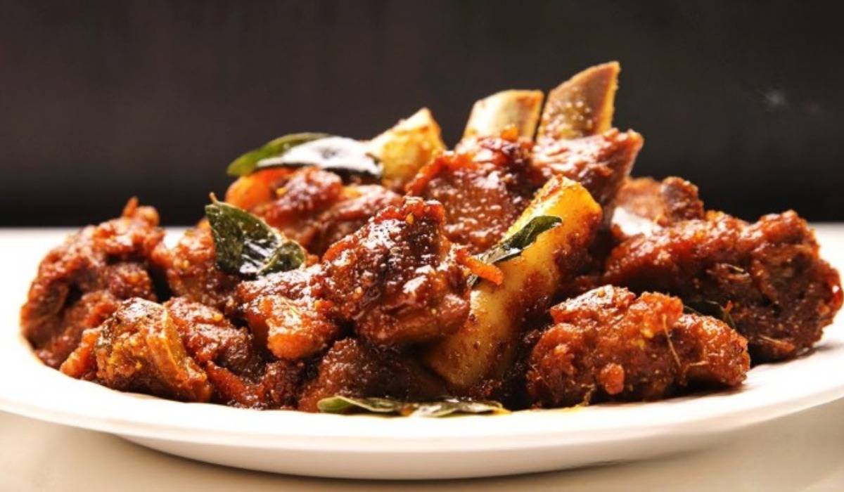 মাটন ফ্রাই | মশলাদার মাটন ফ্রাই | মাটন রোস্ট রেসিপি - Aahare Bahare